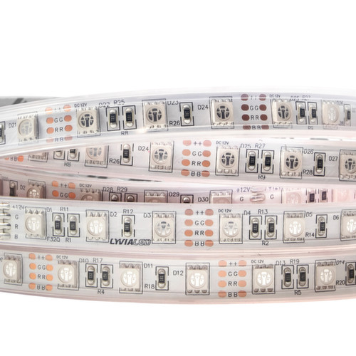 STRISCIA STAGNA RGB ALTA LUMINOSITÀ - Strisce Led - Strisce Led - Lyvia ...